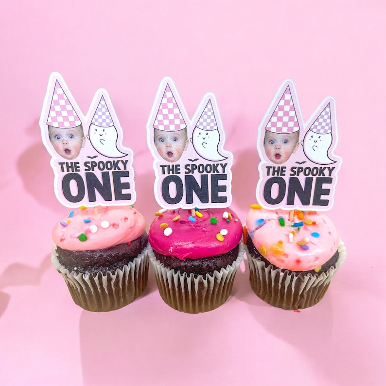 The Spooky One | Personalized Cupcake Toppers | Spooky One Theme ...