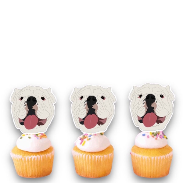 Bulldog Cake Topper - Etsy