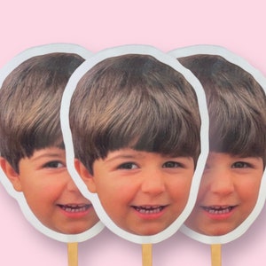 Face on a Stick | Large Cutouts | Photo Head | Birthday | Bachelorette ...