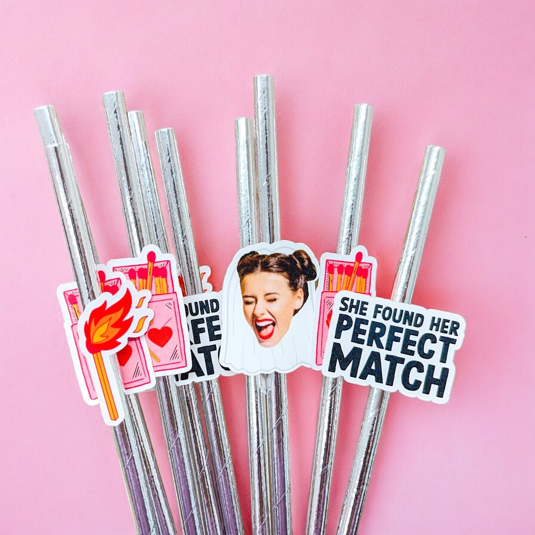 Perfect Match Straws | Drinking Straws | Party Supplies | Match Made in ...