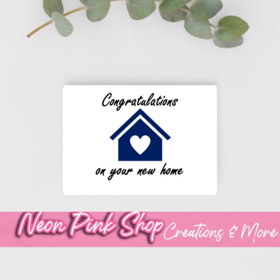 House Warming Card PRINTABLE New Home Card Housewarming | Etsy