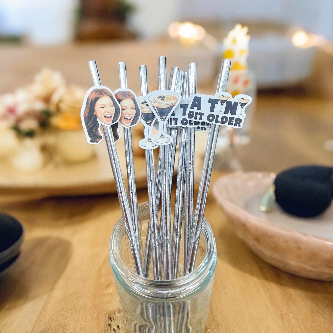 Espresso Martini Straws | Drinking Straws | A Tini Bit Older | Martini ...