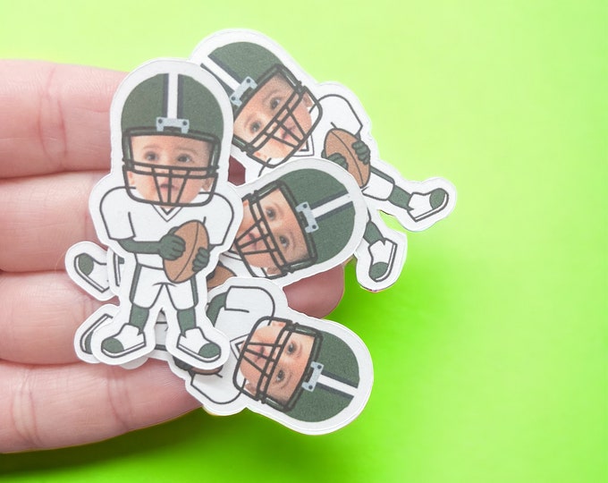 Football Confetti Customized Photo Football Theme Birthday Party First ...