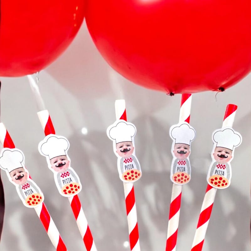 Italian Themed Straws - Etsy
