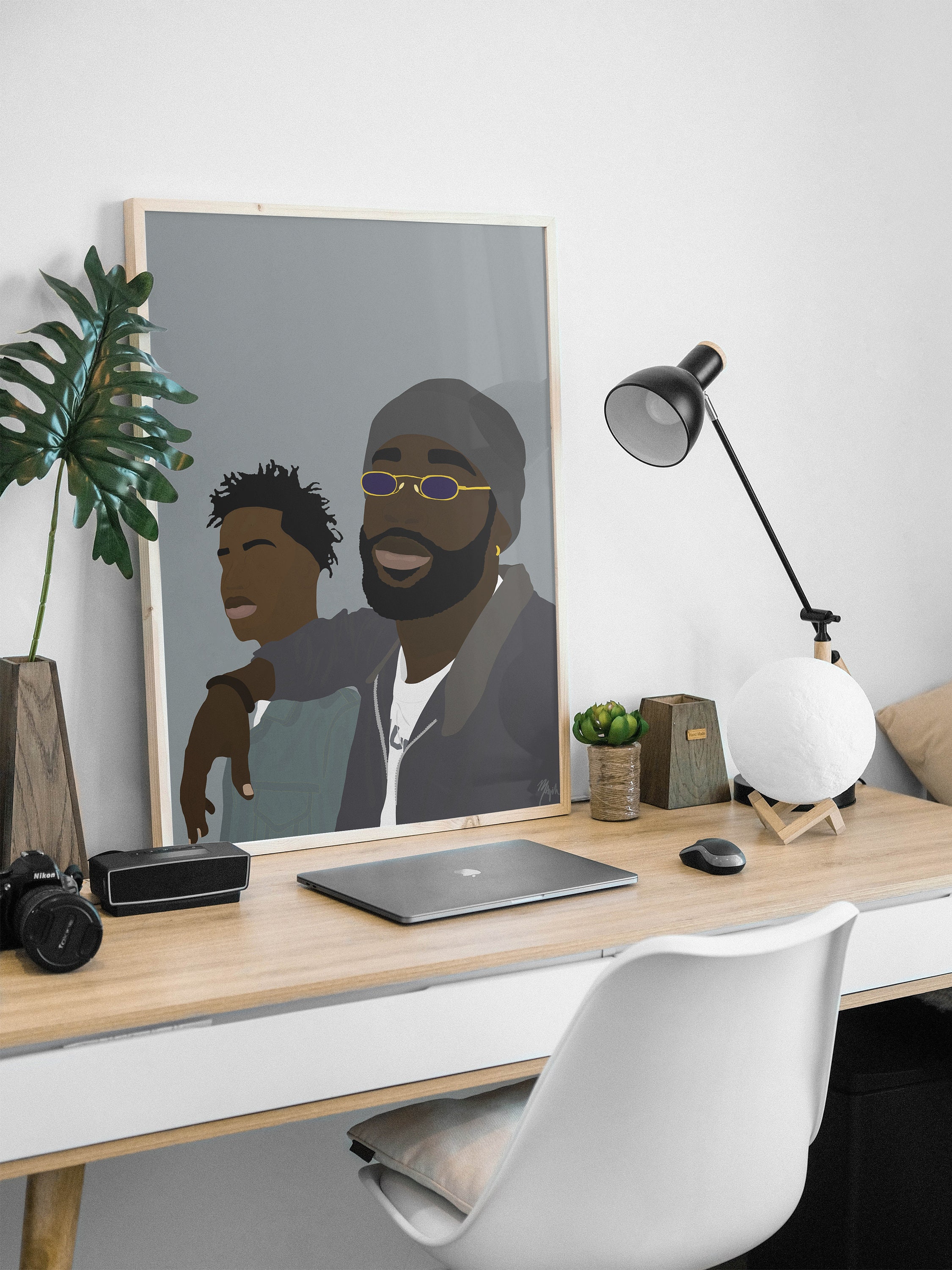Black Boy Art Black Man Art African Man Art Printable Wall | Etsy