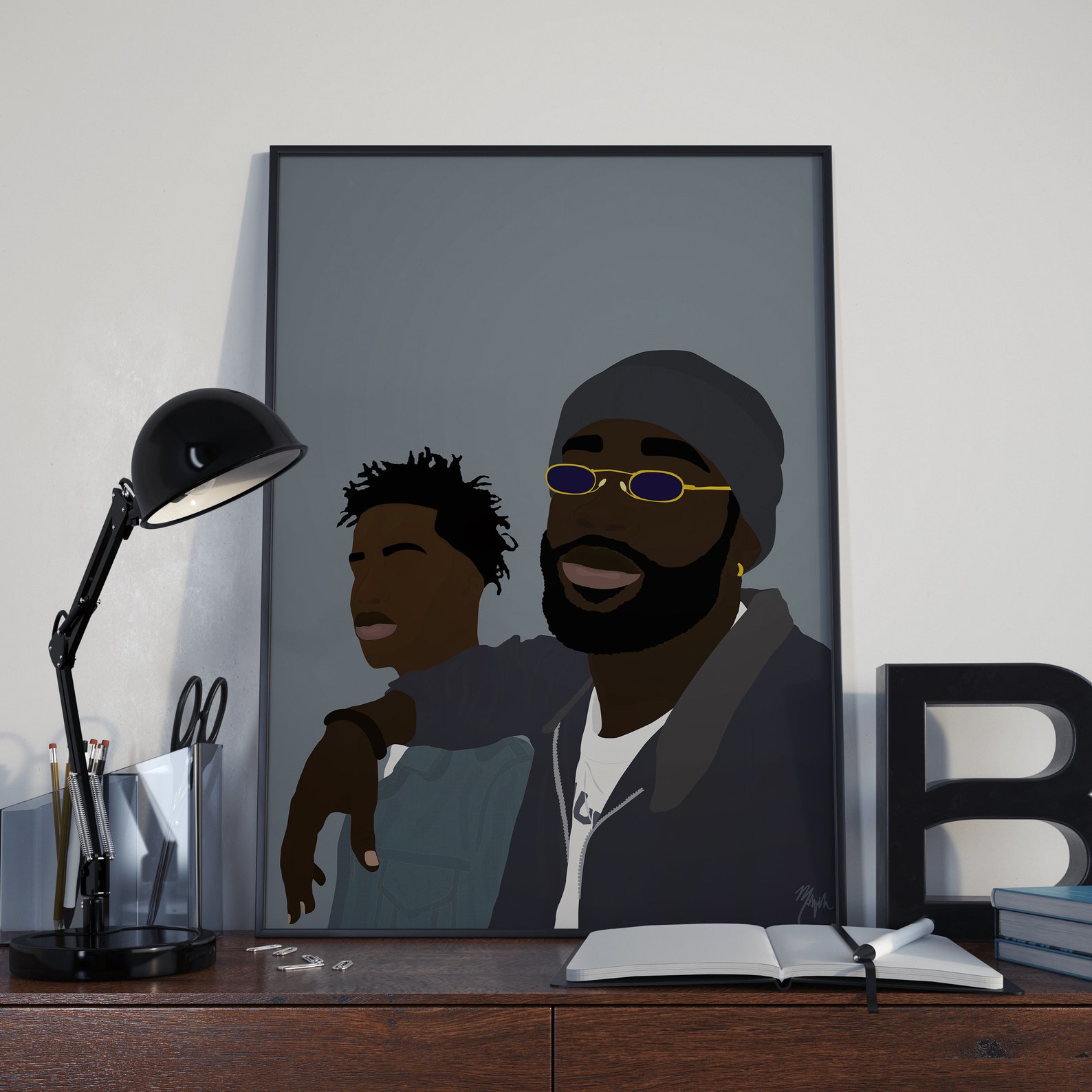 Black Boy Art Black Man Art African Man Art Printable Wall | Etsy