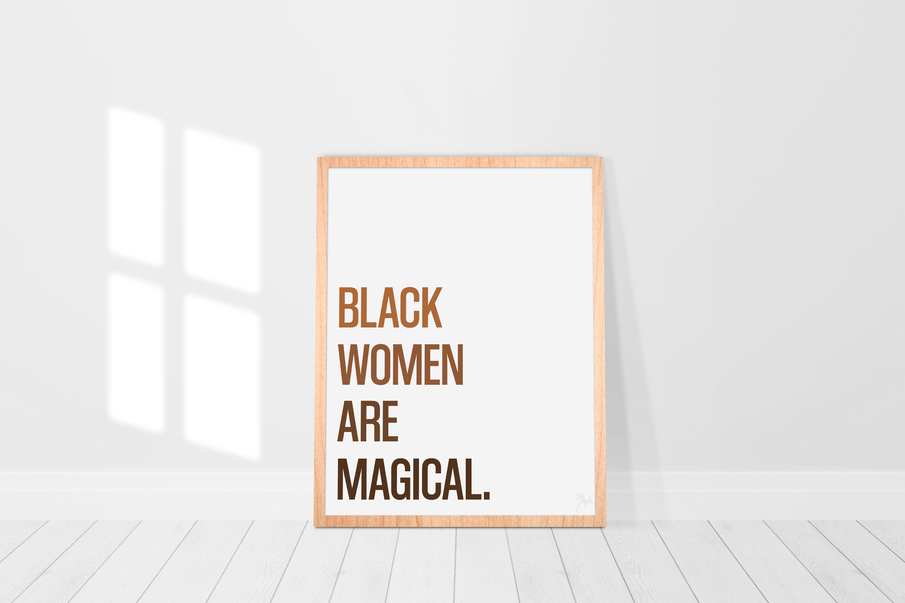 Quote Print, Black Women Printable Wall Art, Wall Decor, Black Girl Art ...