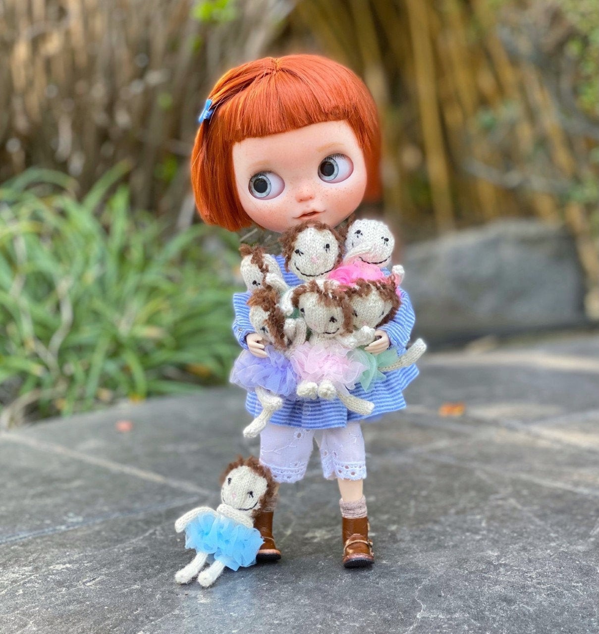 Miniature Ballerina Rag Doll Friend for Blythe and Barbie - Etsy