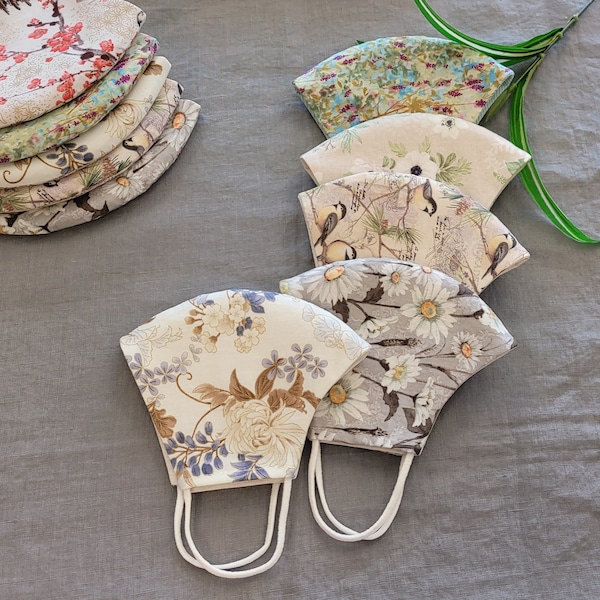 Floral Face Mask - Etsy