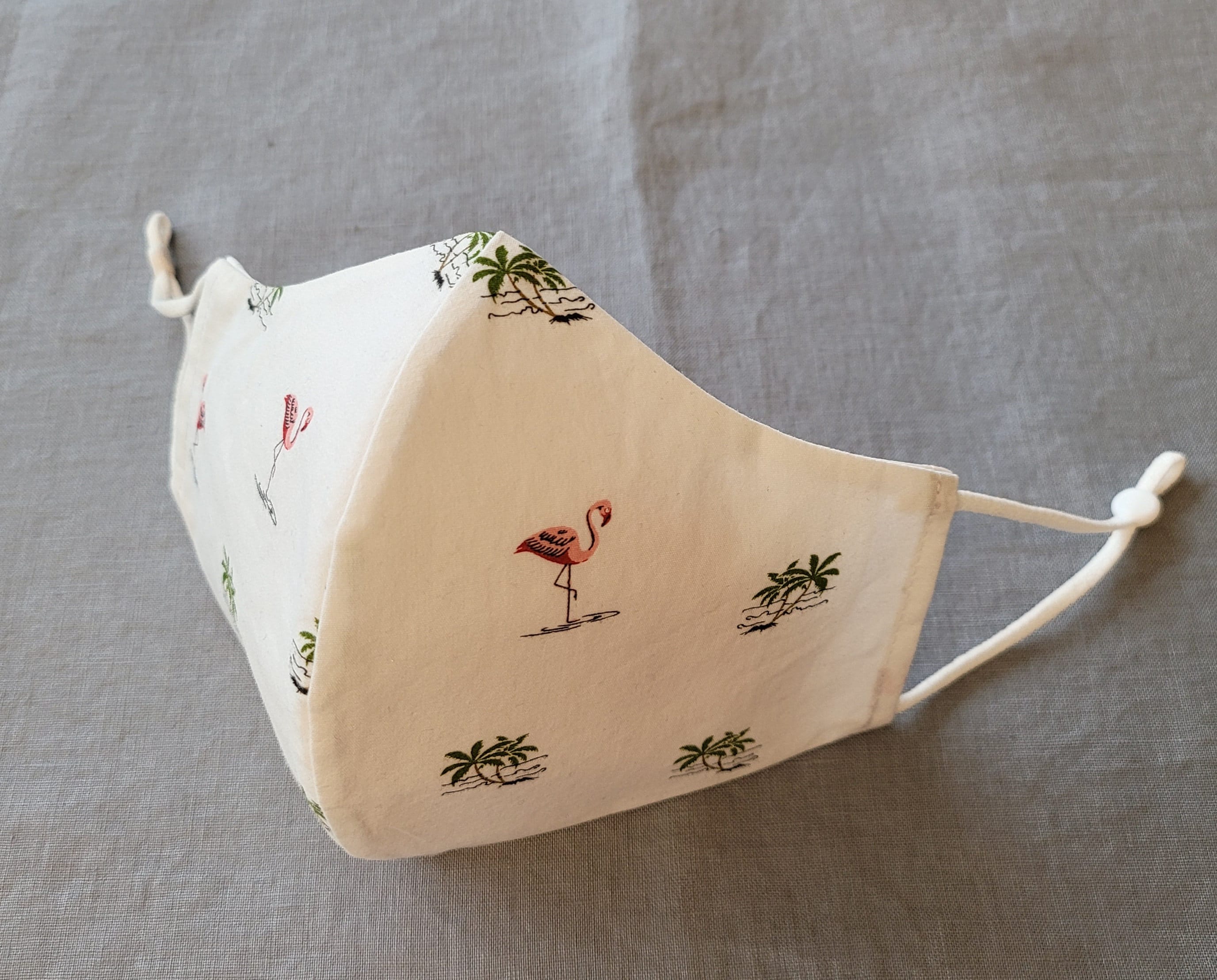 Flamingo Face Mask Spring Summer Handmade Face Mask | Etsy