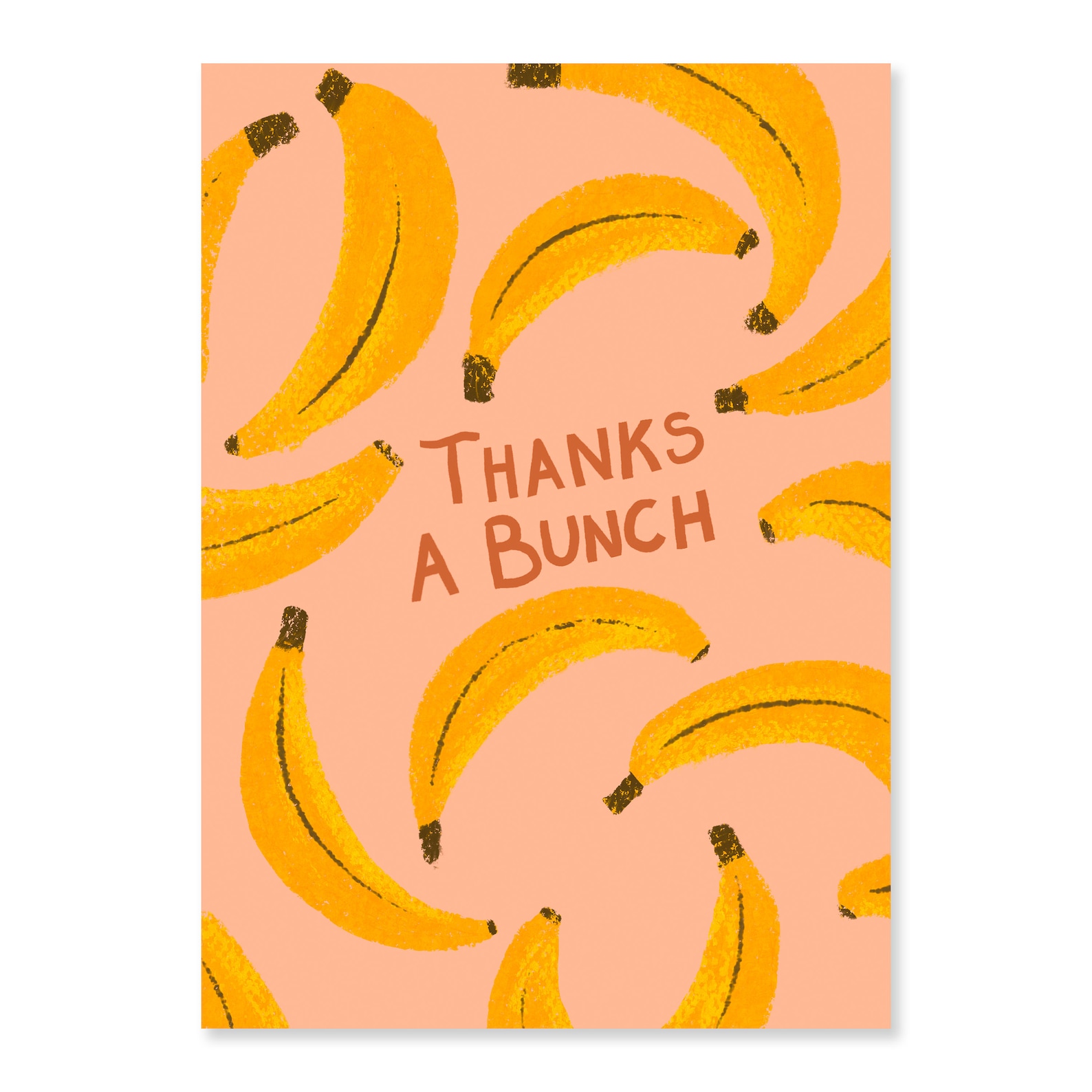 Thanks A Bunch Blank Greeting Card A7/5x7 Thank You Card - Etsy
