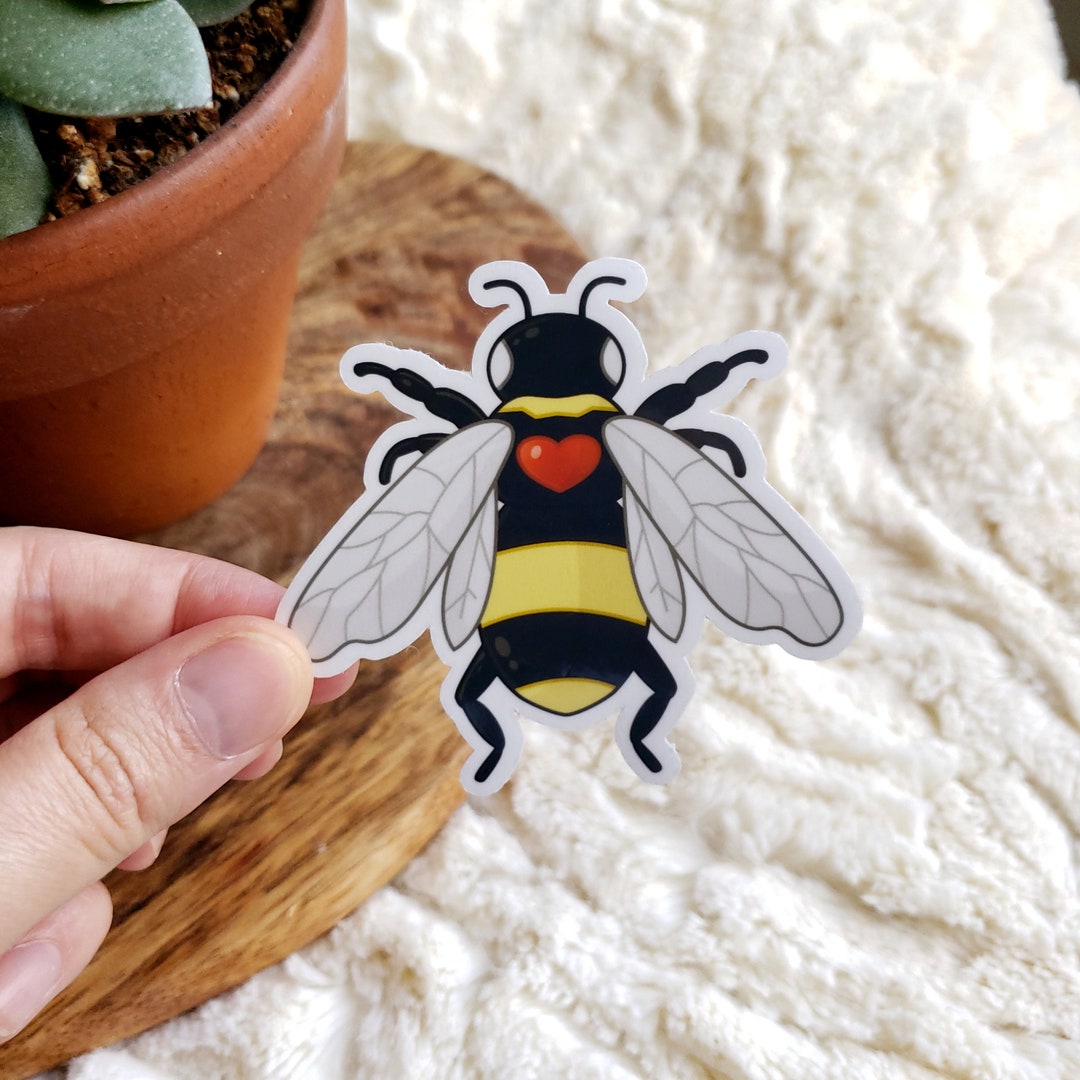 Bumblebee 3 Vinyl Sticker glossy Save the Bees - Etsy