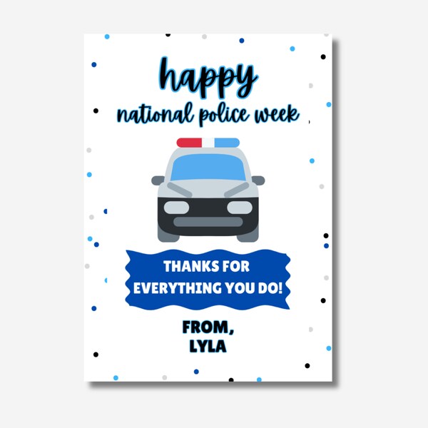 Police Appreciation - Etsy