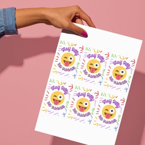 End of the Year Silly Printable Tag | Silly String Tag | Class Student ...