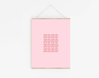 XOXO Valentine's Day Printable - Etsy