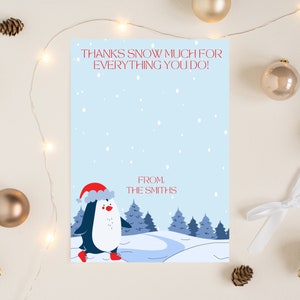 Teacher Christmas Gift Card Holder | Thank You Snow Much Gift Card ...