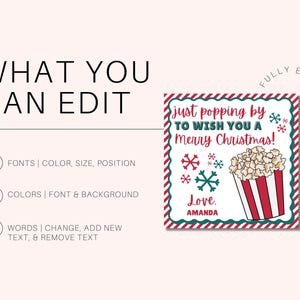 Just Popping by to Wish You a Merry Christmas | Printable Christmas ...