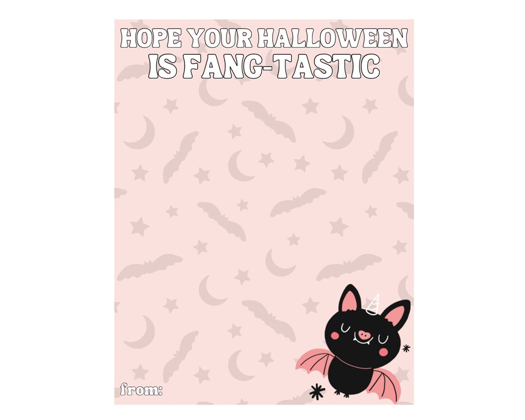 Fangtastic Halloween Tag | Vampire Fang Tag | Halloween Party Favor Tag ...