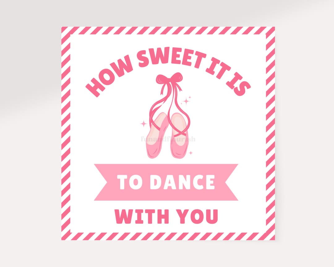 Ballet Printable Tag | Dance Recital Tag | Ballet Teacher Tag | Dance ...