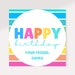 Editable Happy Birthday Gift Tag | Editable Gift Tag for Friends | Kids ...