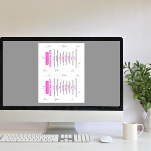 Cheer Competition Survival Kit Printable | Pink | Printable Cheer Team ...