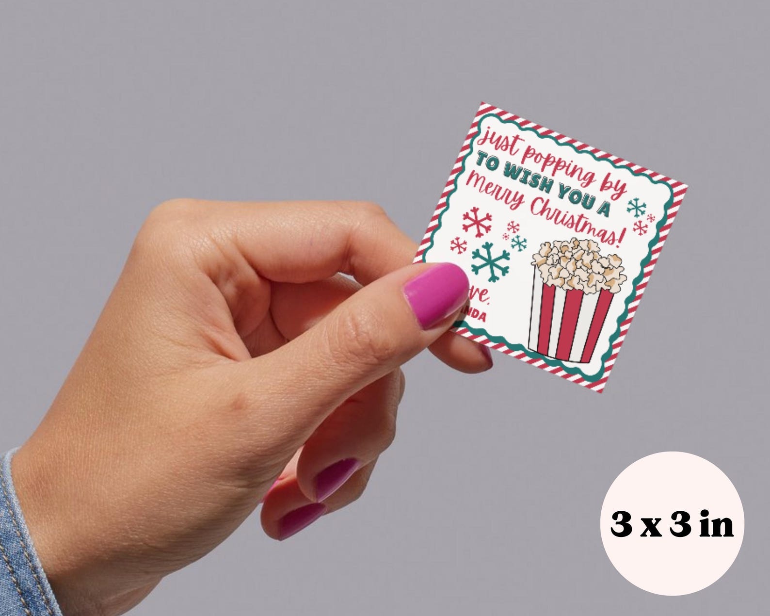 Just Popping by to Wish You a Merry Christmas | Printable Christmas ...