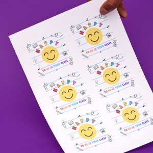 Welcome Back to School Teacher Gift Tags | Happy to Be in Your Class ...