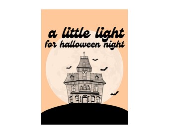 A Little Light for Halloween Night | Etsy