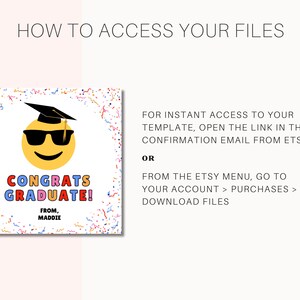 Preschool Graduation Tags, Congratulations Preschool Grad Tag ...