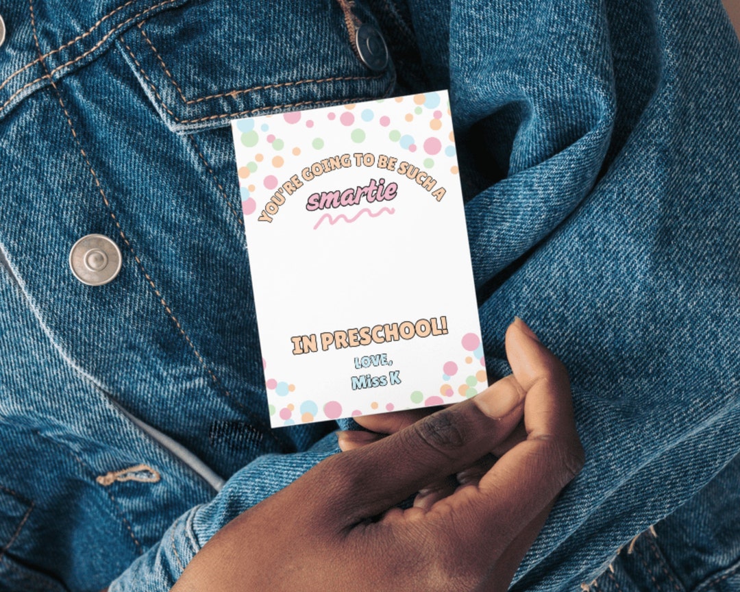 Printable First Day of School Candy Treat Tag Any Grade You're Going to ...