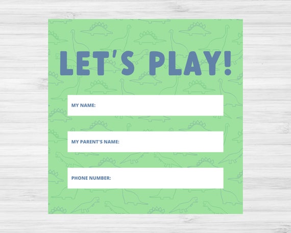Playdate Card Boys Playdate Invite Playdate Card Summer | Etsy