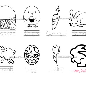Easteractivity Pack for Toddlers | Easter Worksheets | Spring Coloring ...