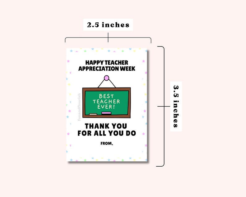 Happy Teacher Appreciation Week, Printable Teacher Appreciation Gift ...