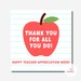 Happy Teacher Appreciation Week, Printable Teacher Appreciation Gift ...