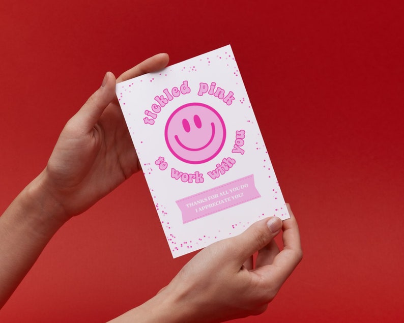 Coworker Appreciation Printable Tag | Tickled Pink Printable | Tickled ...