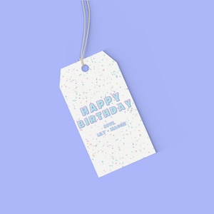 Printable Gift Tags | Happy Birthday Gift Tag | Birthday Gift Labels ...