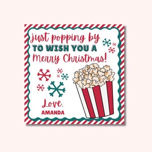 Just Popping by to Wish You a Merry Christmas | Printable Christmas ...