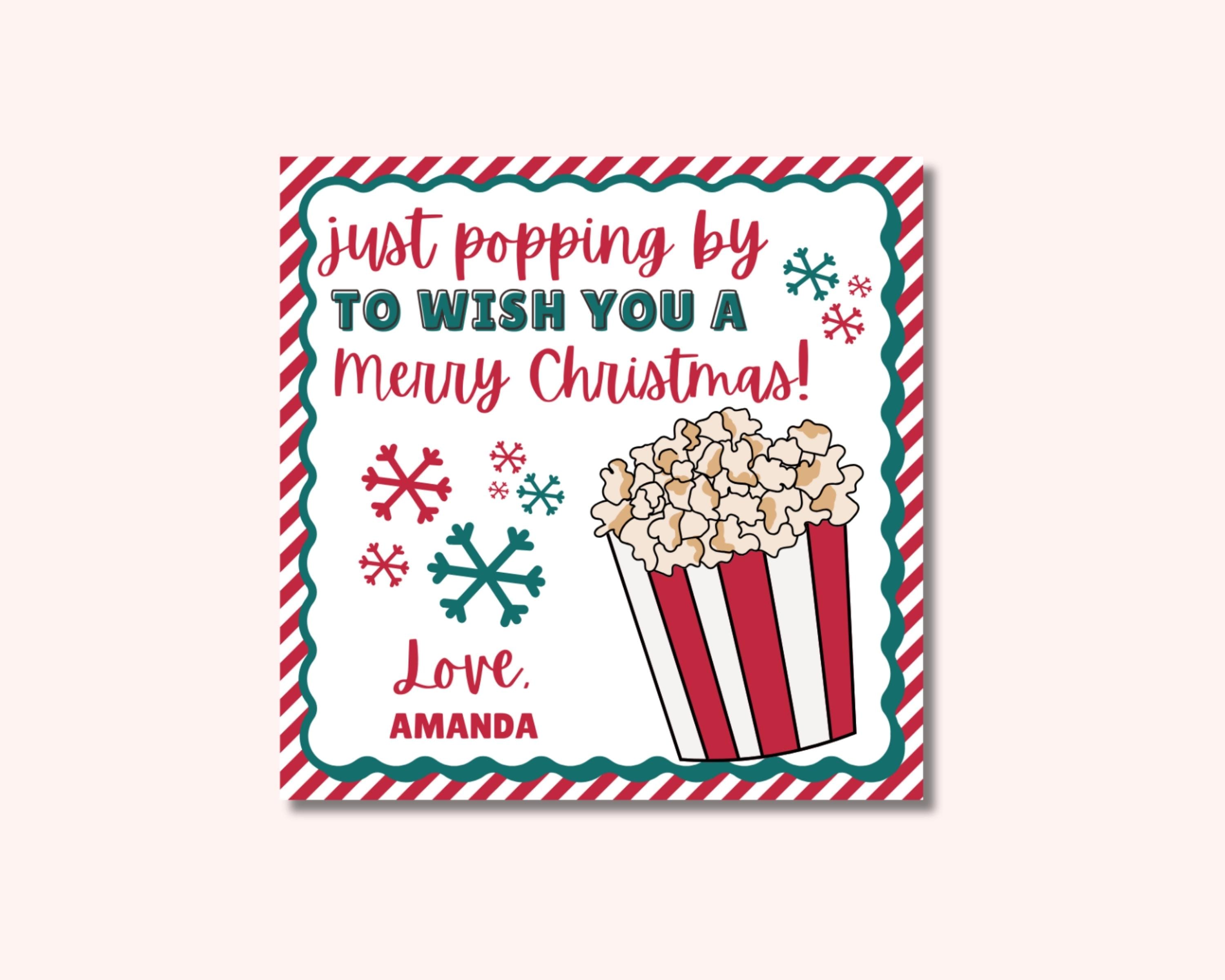 Just Popping by to Wish You a Merry Christmas | Printable Christmas ...