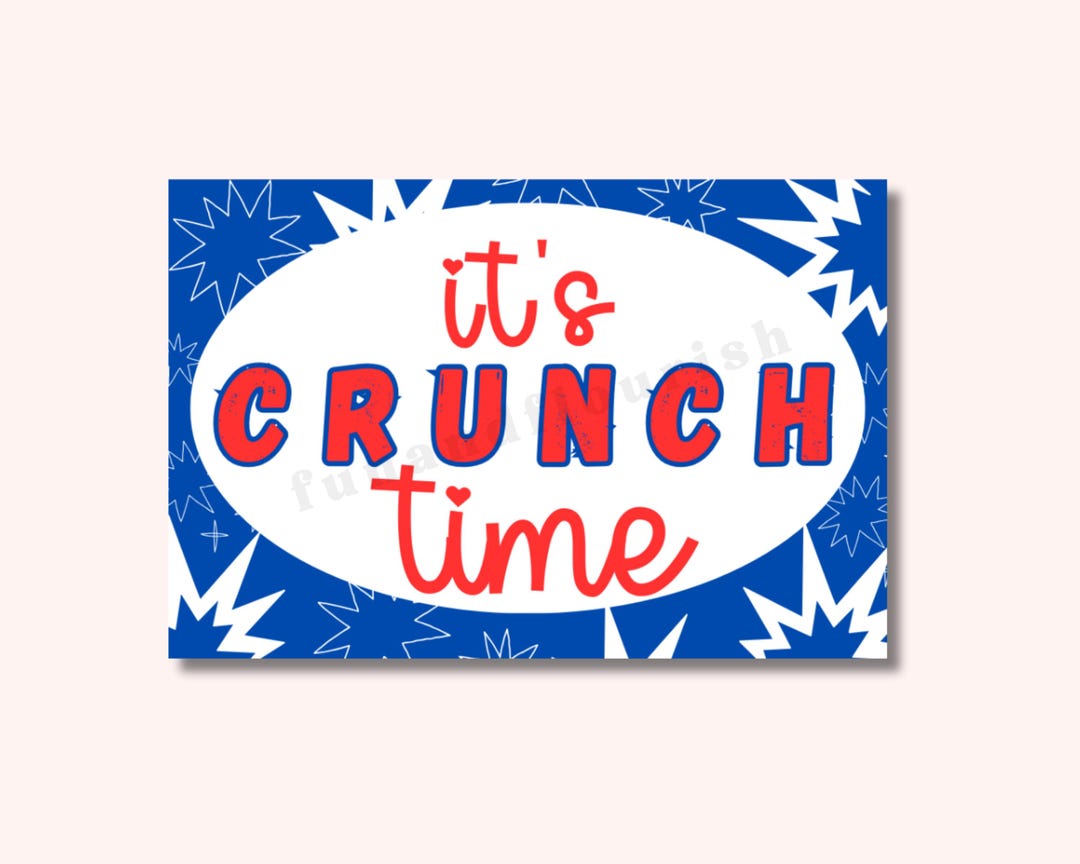 Cheerleading Candy Favor Tag | It's Crunch Time | Cheerleader Tag ...