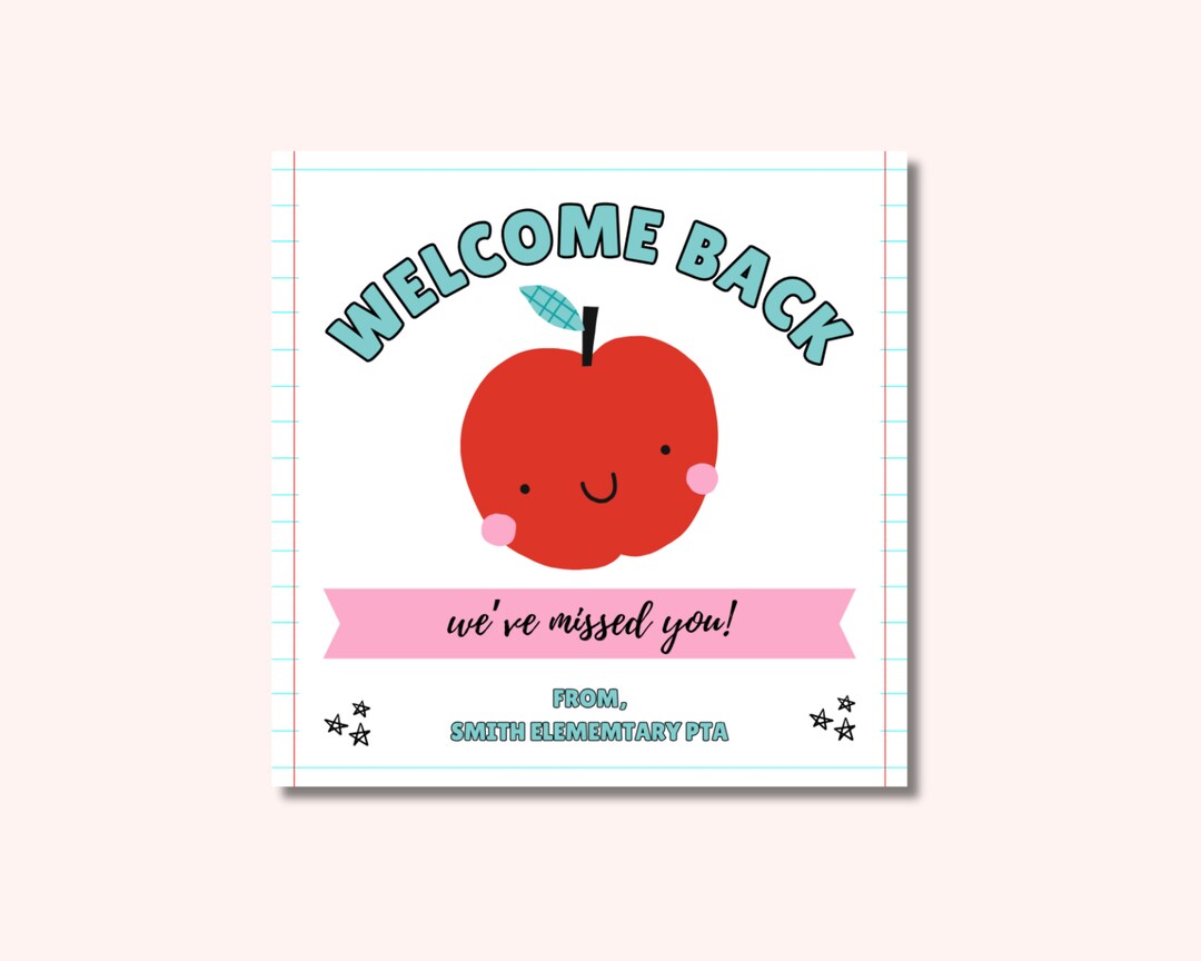 Back to School Gift Tags | Welcome Back | Teacher | First Day of School ...