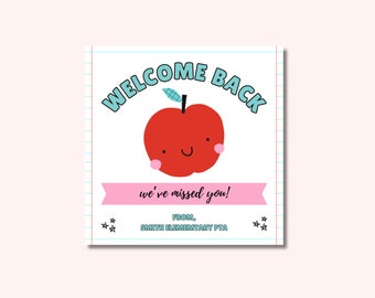Welcome Back to School Tag for Students First Day of School Gift Tag ...