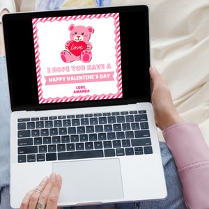 Bear Valentine Tag | Kids Valentines for School | Bear Grahams ...