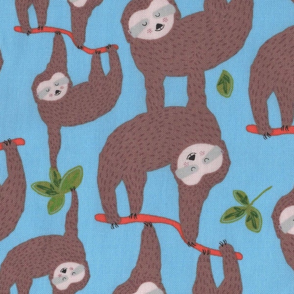 Sloth Fabric - Etsy