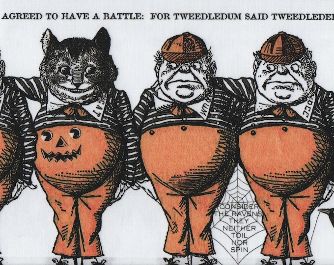 Alice in Wonderland Fabric FQ, Mad Masquerade Cotton Fat Quarter ...