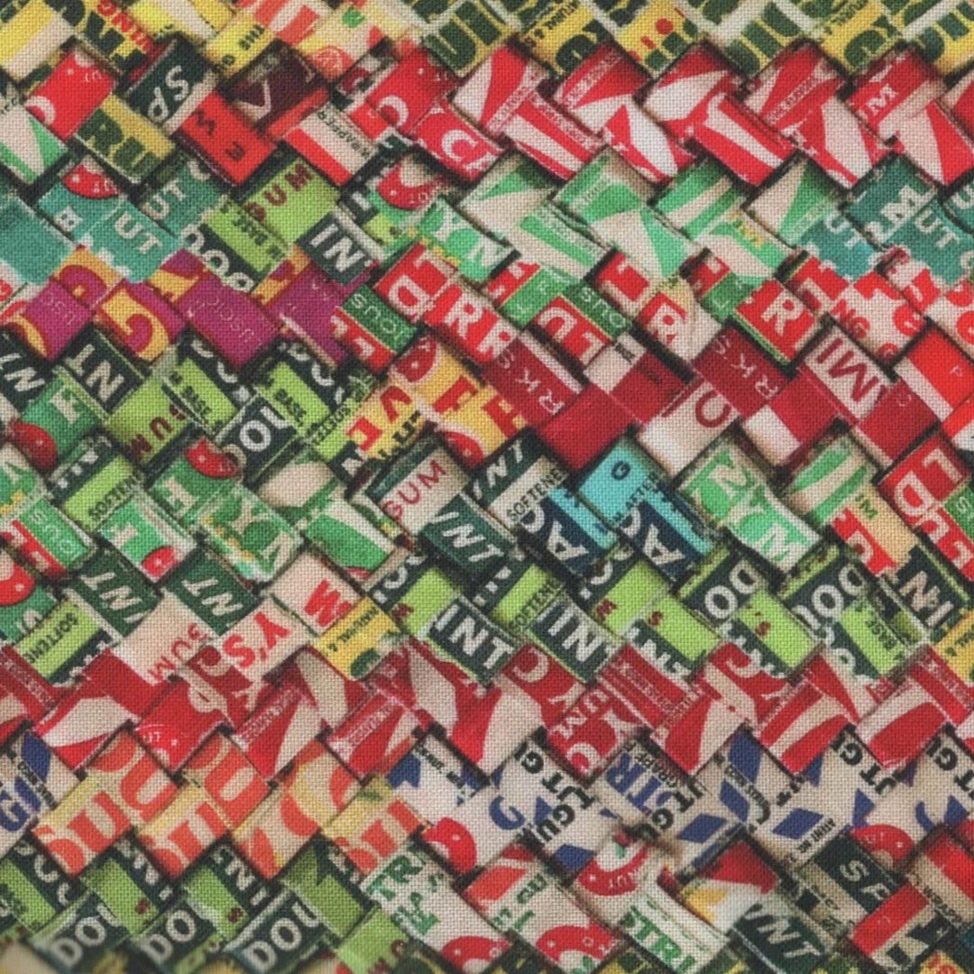 Gum Wrapper Fabric FQ, Fleamarket Moxie by Moda Cotton Fat Quarter ...