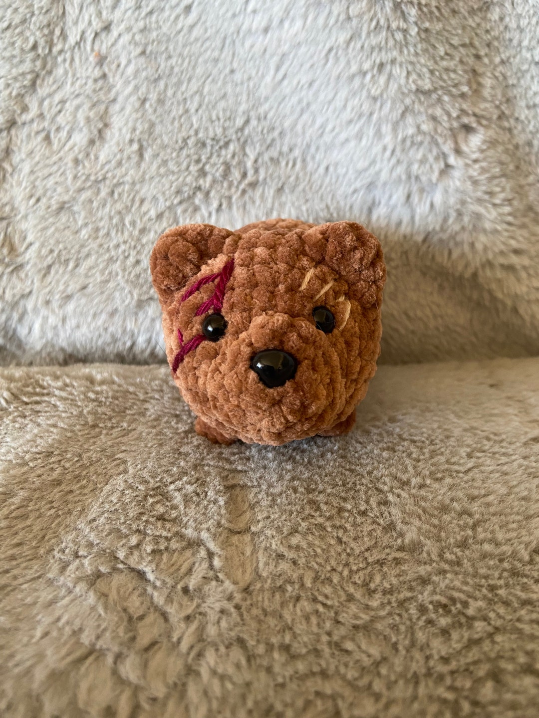 Small Crocheted Halsin *MADE TO ORDER* Bear Plush BG3, Baldur’s Gate 3 ...