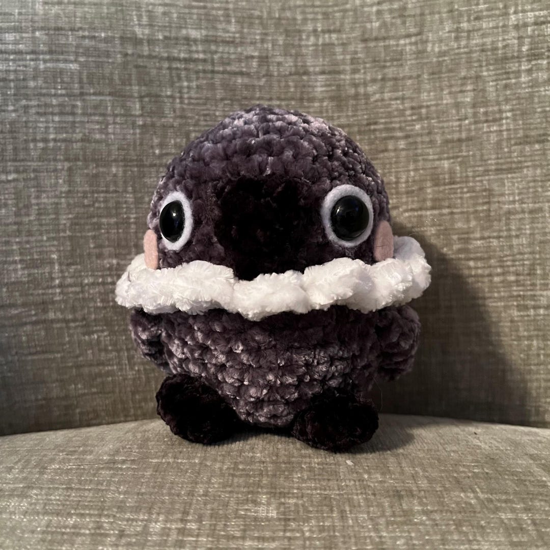 Sylus Grumpy Crow Mephisto Plush Crocheted, Love and Deepspace, LADS - Etsy