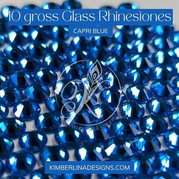 Choose Size Luxury Glass Rhinestones 10 Gross Crystals SS3 SS6 SS10 ...