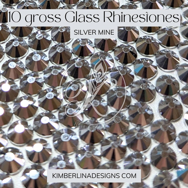 Choose Size Luxury Glass Rhinestones 10 Gross Crystals SS3 SS6 SS10 ...