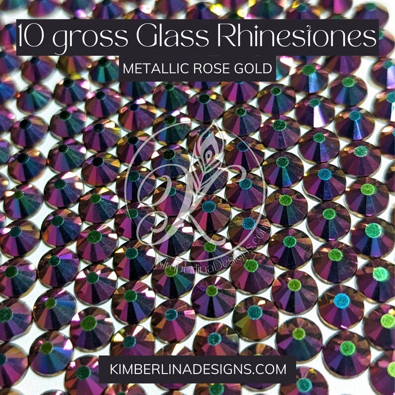 Choose Size Luxury Glass Rhinestones 10 Gross Crystals SS3 SS6 SS10 ...